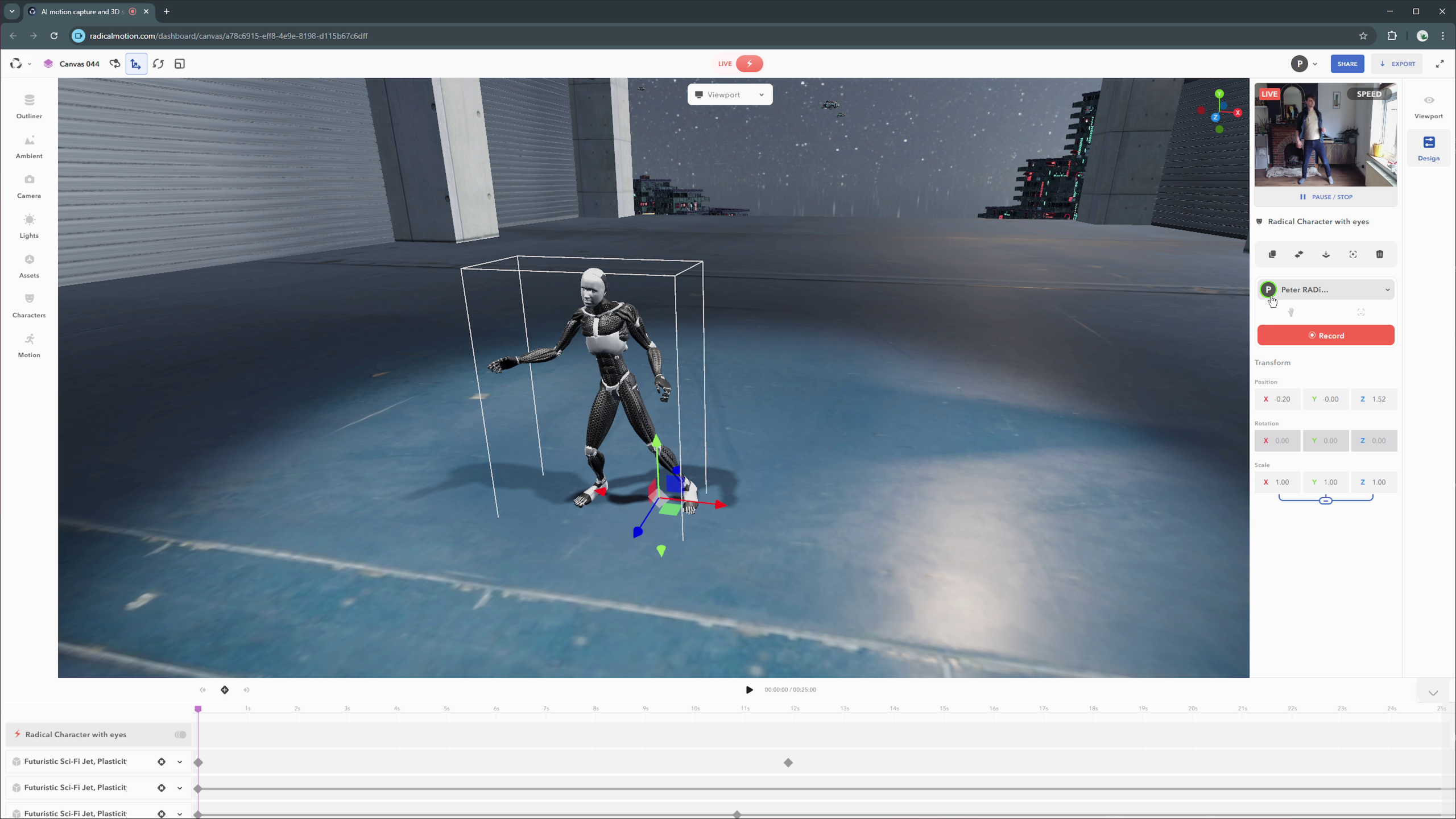 Free AI motion capture in your browser. No suits, no setup | RADiCAL | RADiCAL Solutions