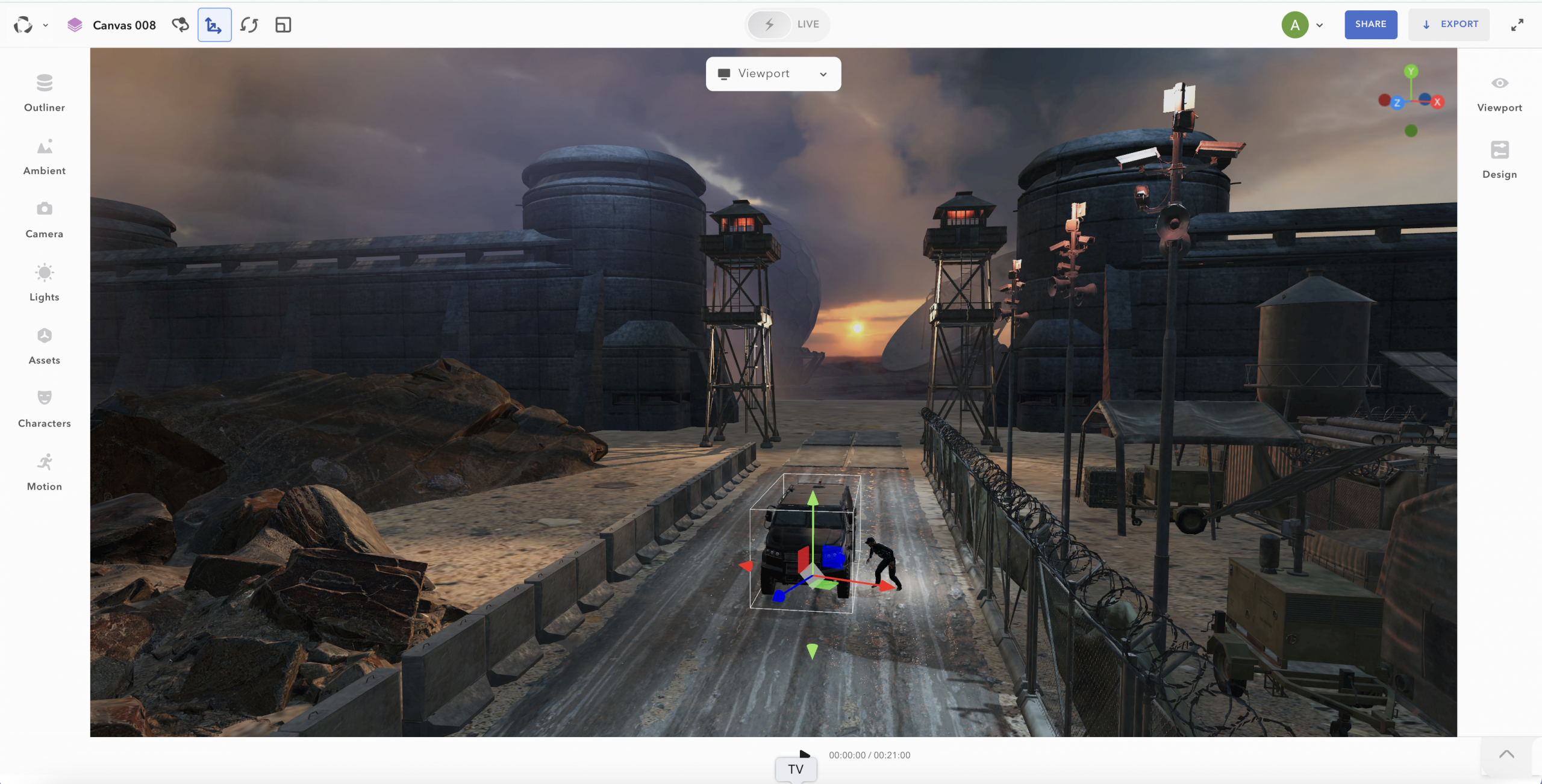 Previs faster with RADiCAL’s free real-time 3D tools for film | RADiCAL ...