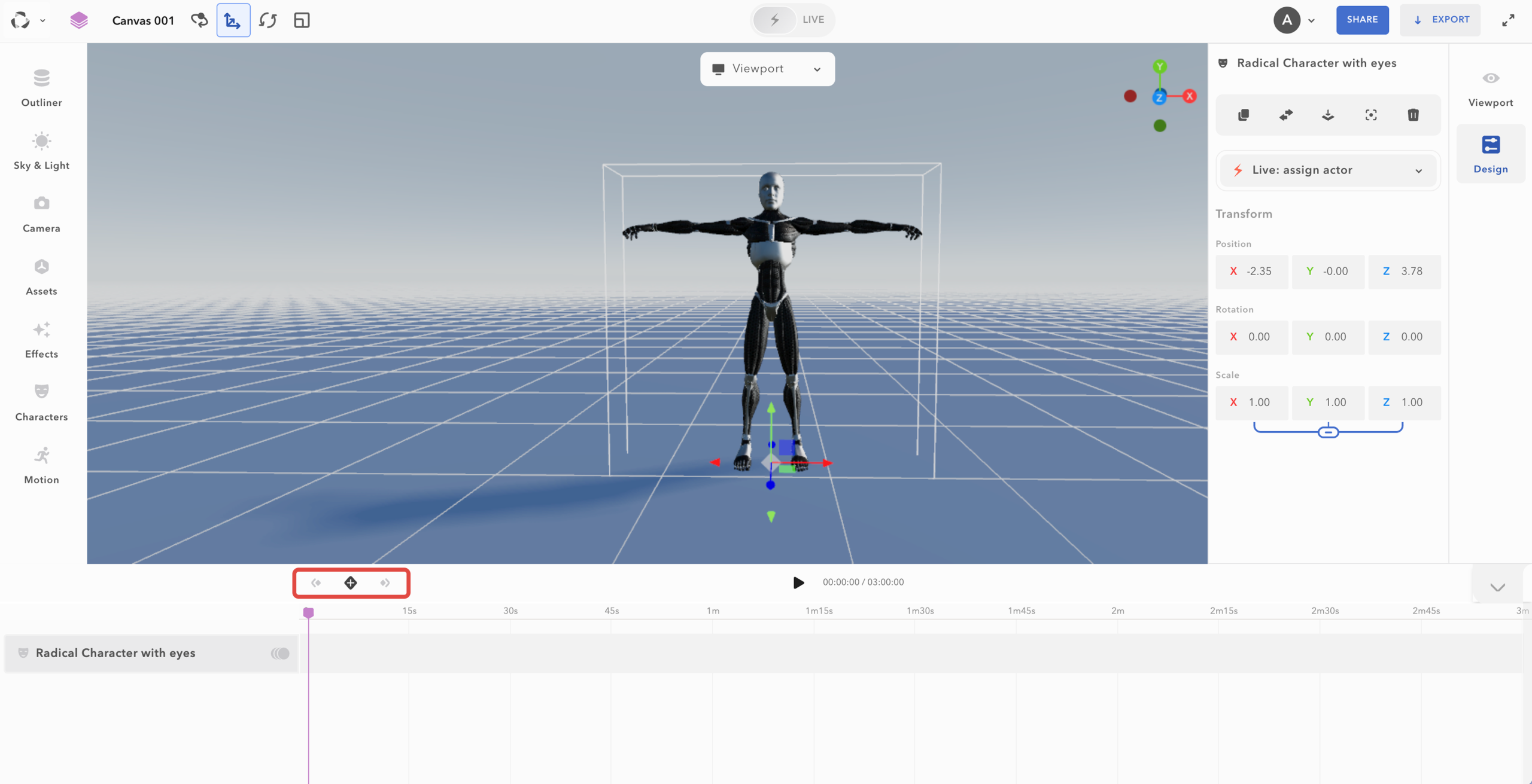 How to animate characters in RADiCAL with real-time AI powered mocap