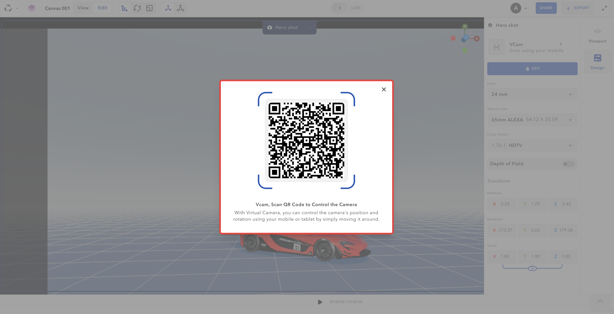 Use your phone as a handheld 3D camera with RADiCAL VCam