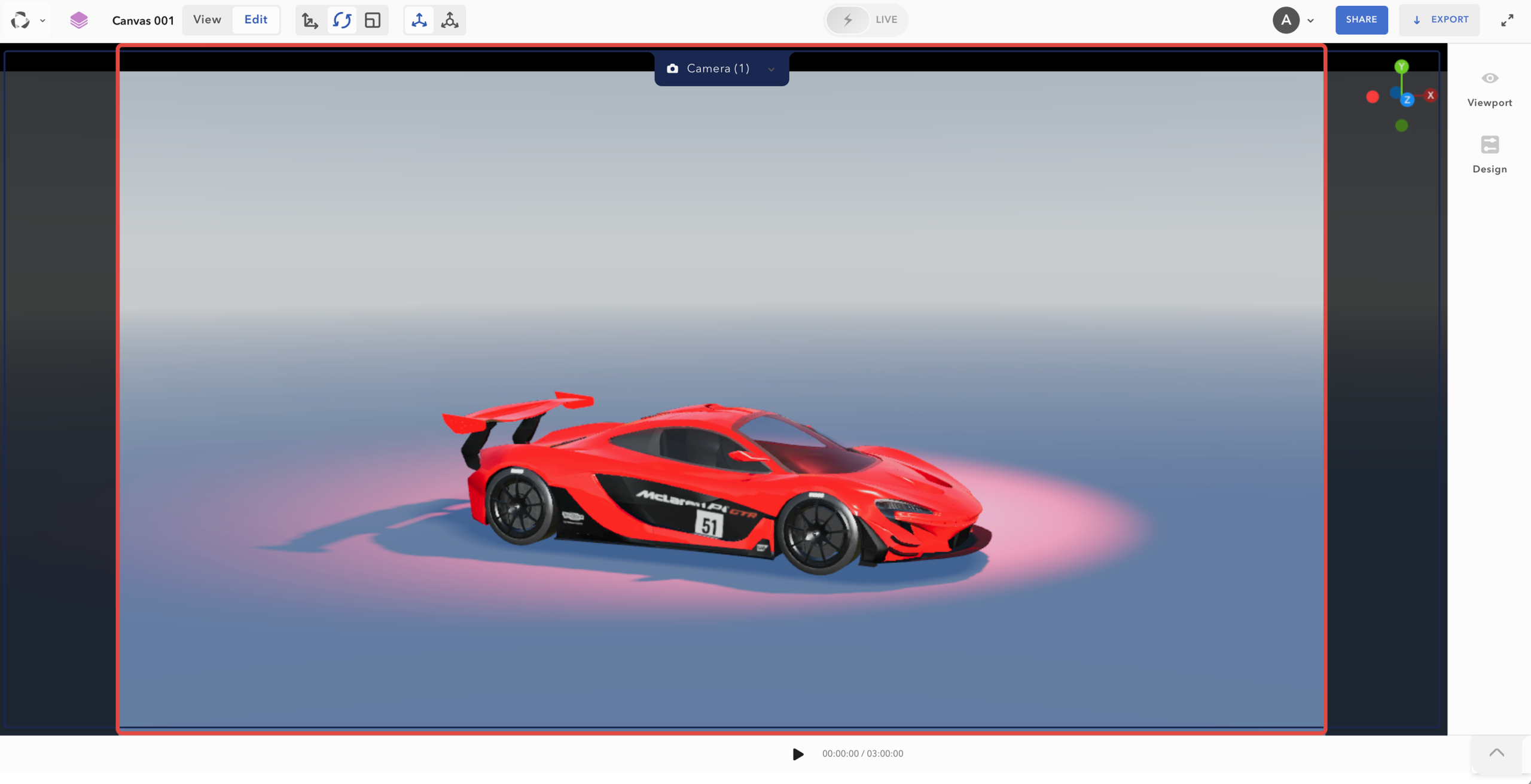 Add dramatic 3D lighting to your animated scenes with spotlights in RADiCAL